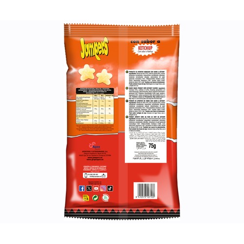 JUMPERS Aperitivo sabor ketchup 75 g. - Alcampo ¡Haz tu Compra Online y ...