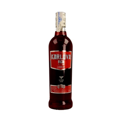 KARLOVA ROJO Bebida espirituosa de vodka rojo botella de 70 cl ...