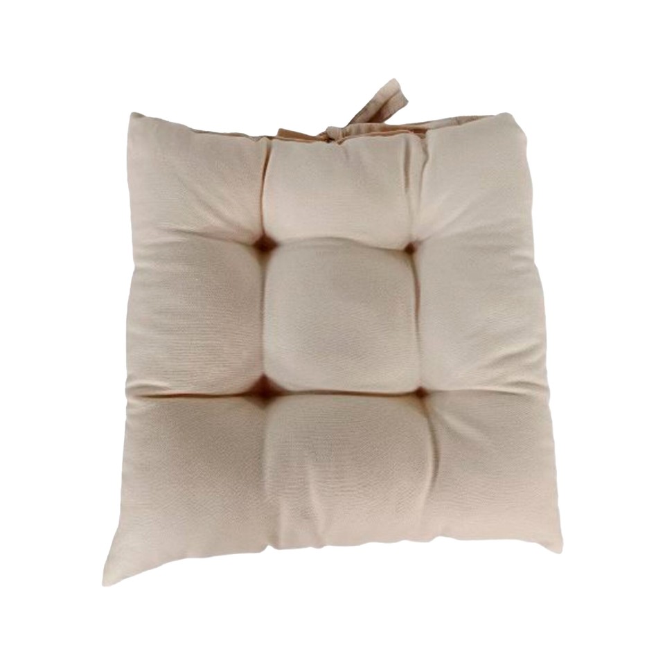 Cojin para silla capitone 40x40x 5 cm. de color topo. MAUROTEX,S.L ...