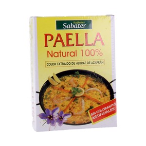 SABATER Sazonador para paella natural 100% caja de 3 uds x 2 gr ...
