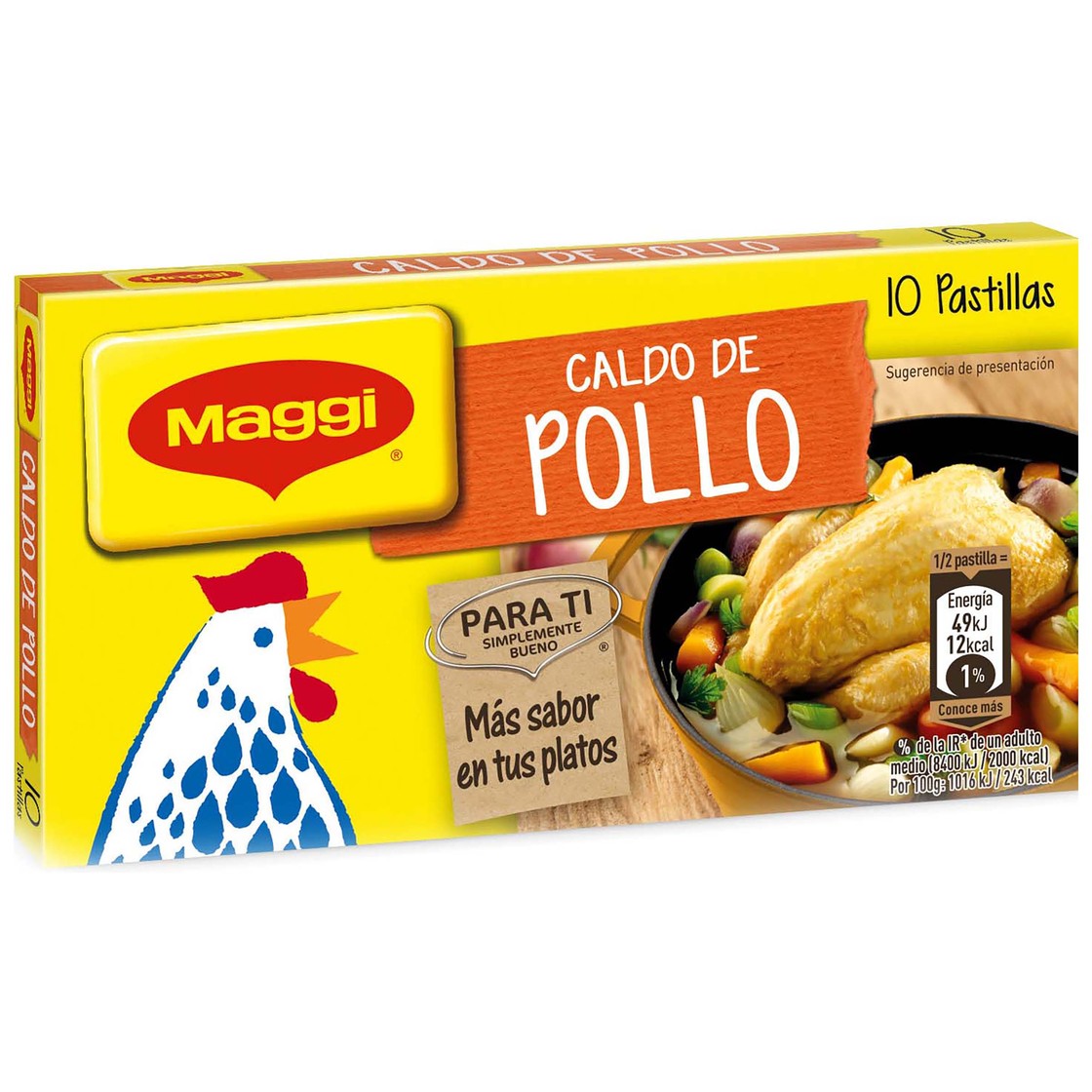 MAGGI Pastillas de caldo de pollo 10 ud. 100 g. - Alcampo ¡Haz tu ...