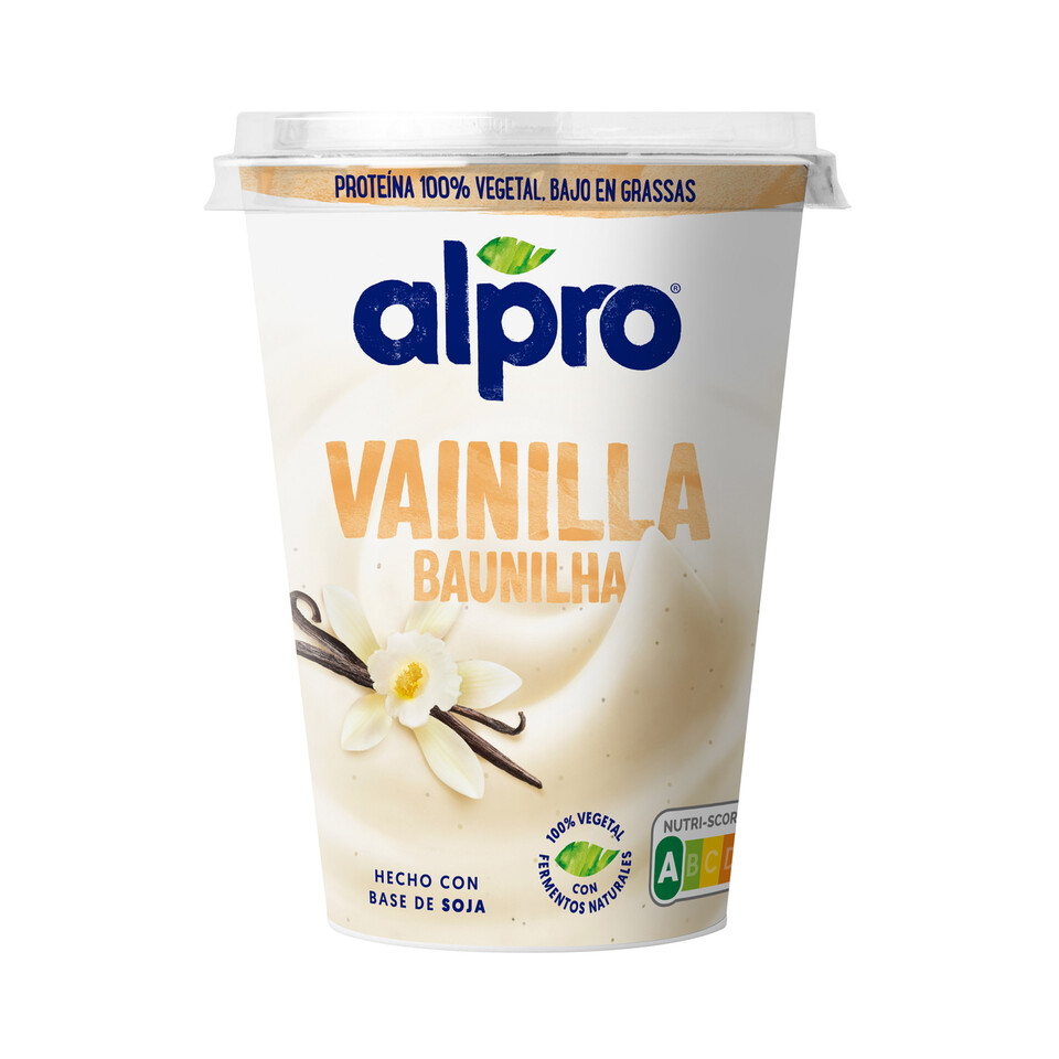 ALPRO Especialidad de soja, con fermentos del yogurt y sabor a vainilla 400 g. - Alcampo ¡Haz tu ...