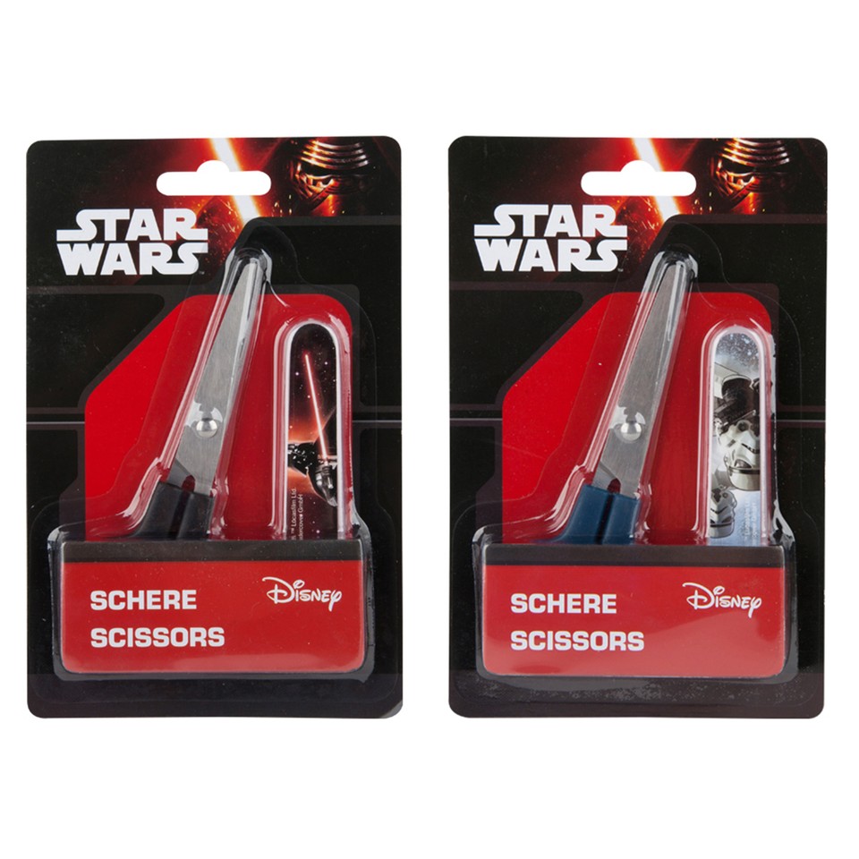 Tijera de Star Wars con dos diseños diferentes, 1ud. STAR WARS ...