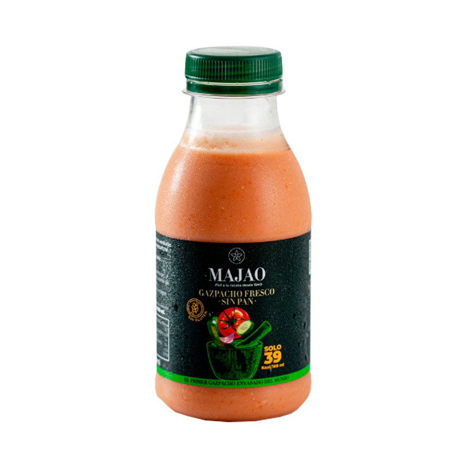 MAJAO Gazpacho fresco elaborado sin pan y sin gluten MAJAO 33 cl ...