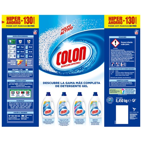 COLON Detergente en polvo 130 lav. 6,5 kg. - Alcampo ¡Haz tu Compra ...