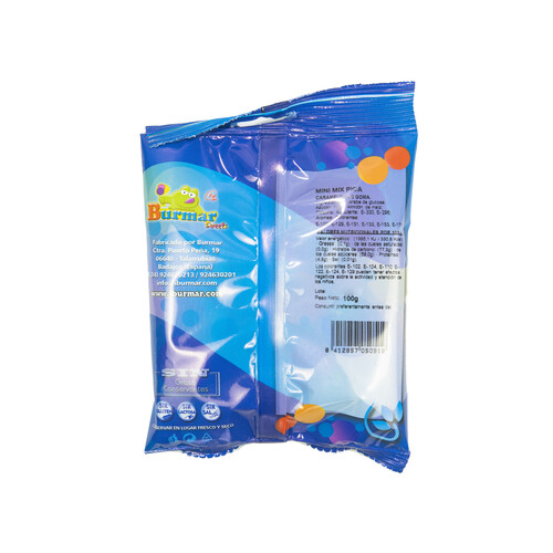 BURMAR Caramelos de goma Mini Mix Pica BURMAR 100 g. - Alcampo ¡Haz tu ...