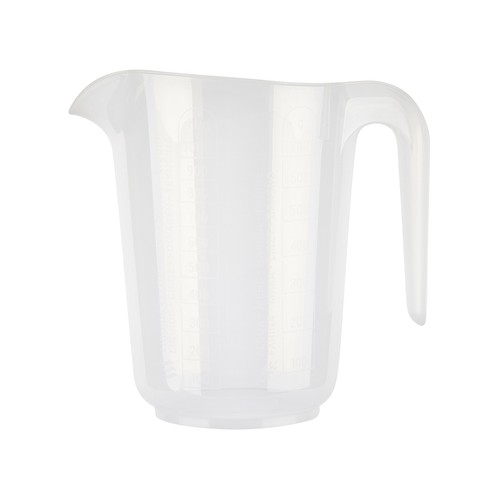 Vaso medidor en color azul transparente, capacidad de 1 litro, MENAJE ...