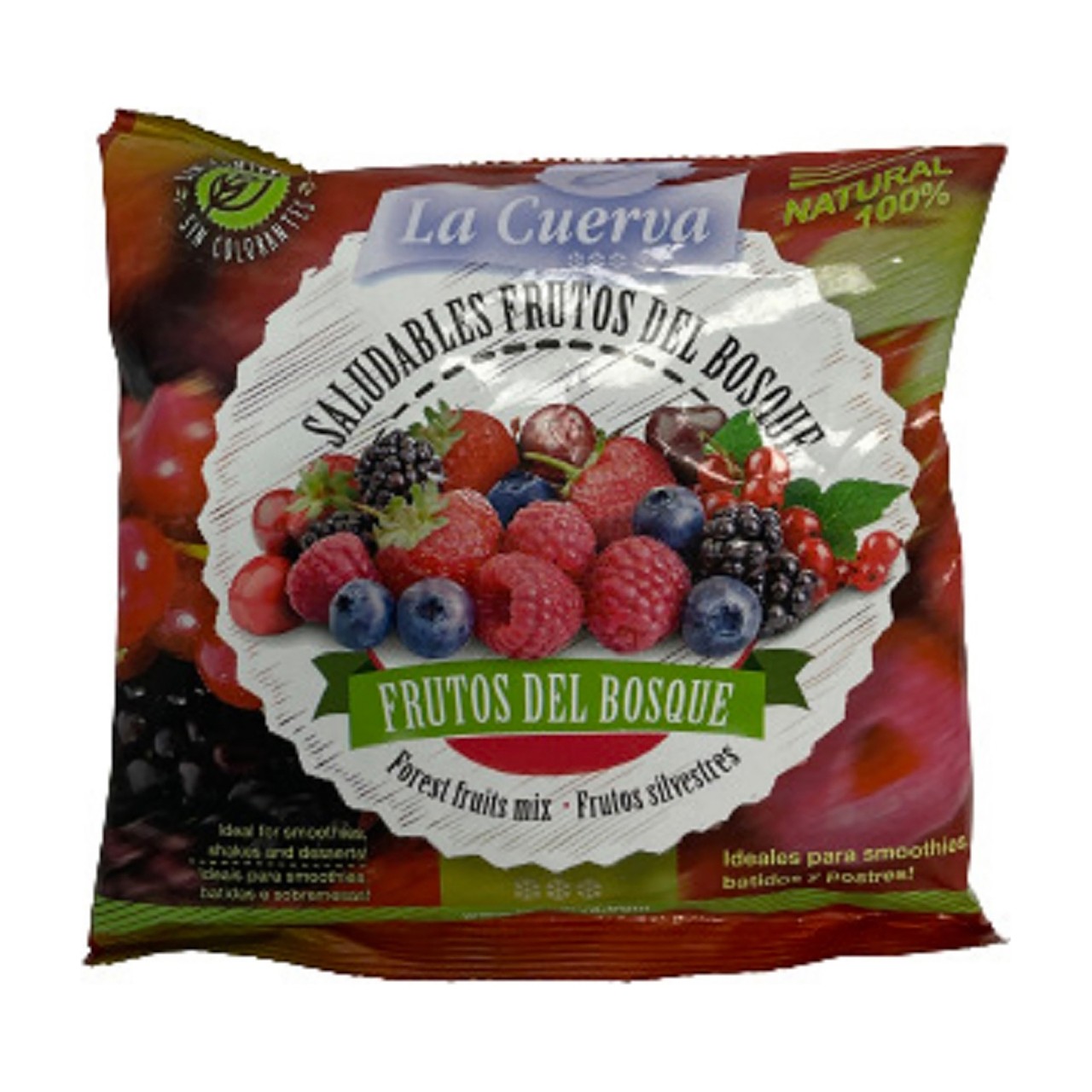 LA CUERVA Frutos del bosque de origen español, congelados y sin gluten ...