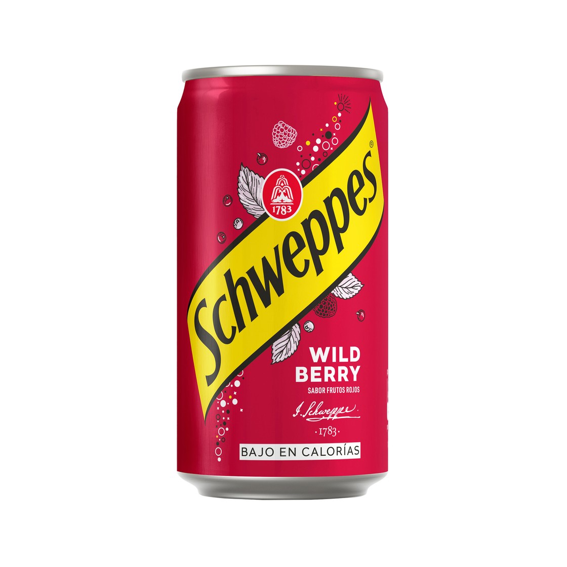 SCHWEPPES Wild berry Refresco sabor a frutos rojos en lata, 25 cl ...