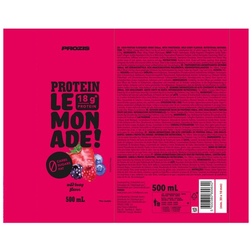 PROZIS Bebida aromatizada con alto contenido en proteína y sabor a ...