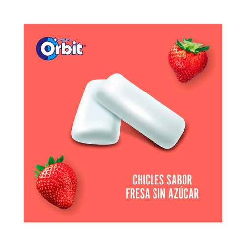 ORBIT Chicles sabor a fresa paquete 4 und. 56 g. - Alcampo ¡Haz tu ...