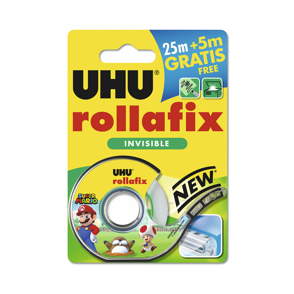 Rollo de 25 m de cinta adhesiva invisible de 19 mm de ancho ...