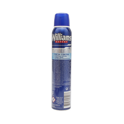 WILLIAMS Desodorante en spray para hombre, relizado sin alcohol ...