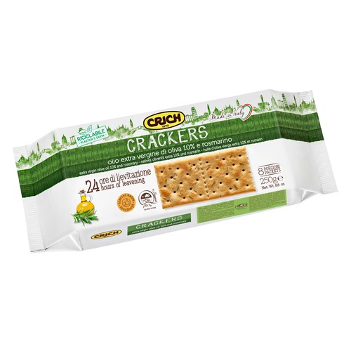 CRICH Crackers con aceite de oliva virgen extra y romero 250 g ...