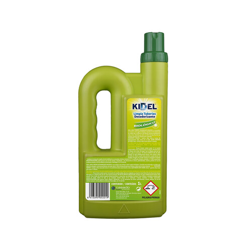 KIDEL Limpiatuberías desodoprizante biológico KIDEL 1 l. - Alcampo ¡Haz ...
