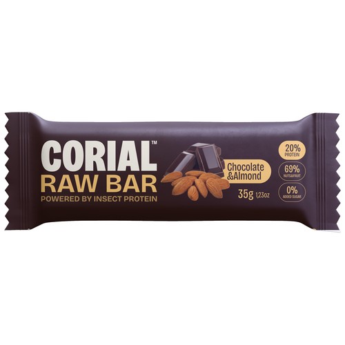 CORIAL Barrita de datiles, almendras, larvas de gusano de la harina y ...