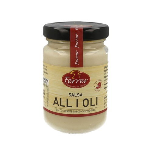 FERRER Salsa alioli frasco de 160 g. - Alcampo ¡Haz tu Compra Online y ...
