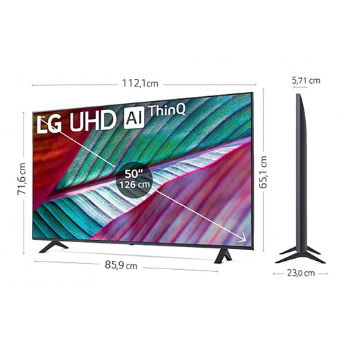 Televisión 127cm (50") LED LG 50UR78006, 4K,UHD, Smart TV. - Alcampo ...