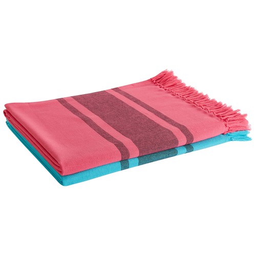 Foutah de flecos 150 x 180 cm, densidad de 170g/m², ACTUEL. - Alcampo ...