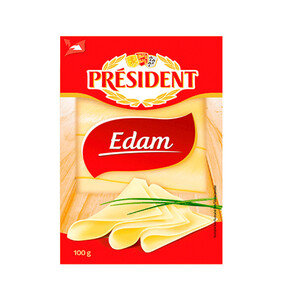 Queso en lonchas Edam PRÉSIDENT 100 g. - Alcampo ¡Haz tu Compra Online ...