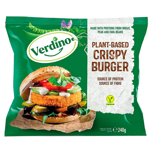 VERDINO Crispy burger vegetal 240 g. - Alcampo ¡Haz tu Compra Online y ...