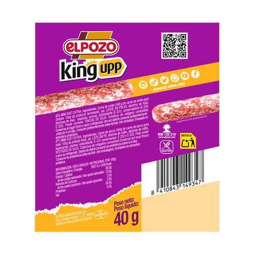 ELPOZO Mini fuet, ideales para picar entre horas 40 g. - Alcampo ¡Haz ...