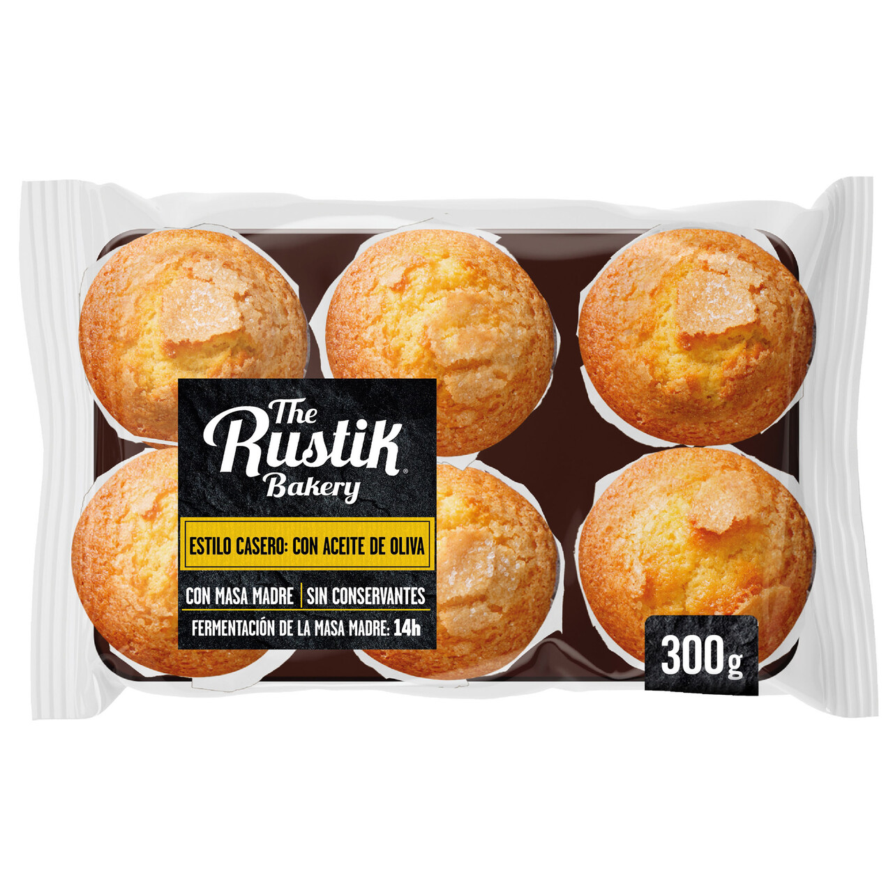 THE RUSTIK BAKERY Magdalenas de estilo casero THE RUSTIK BAKERY 300 g ...