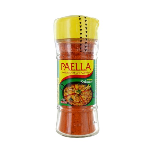 SABATER Sazonador para paella frasco de 45 g. - Alcampo ¡Haz tu Compra ...
