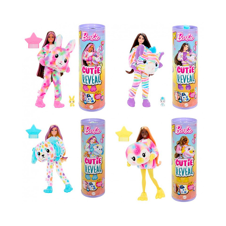 Muñeca Barbie Cutie Reveal colección sueños de colores modelos surtidos ...