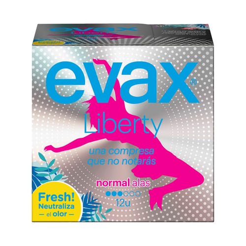 EVAX Liberty Compresas normales con alas 14 uds. - Alcampo ¡Haz tu ...
