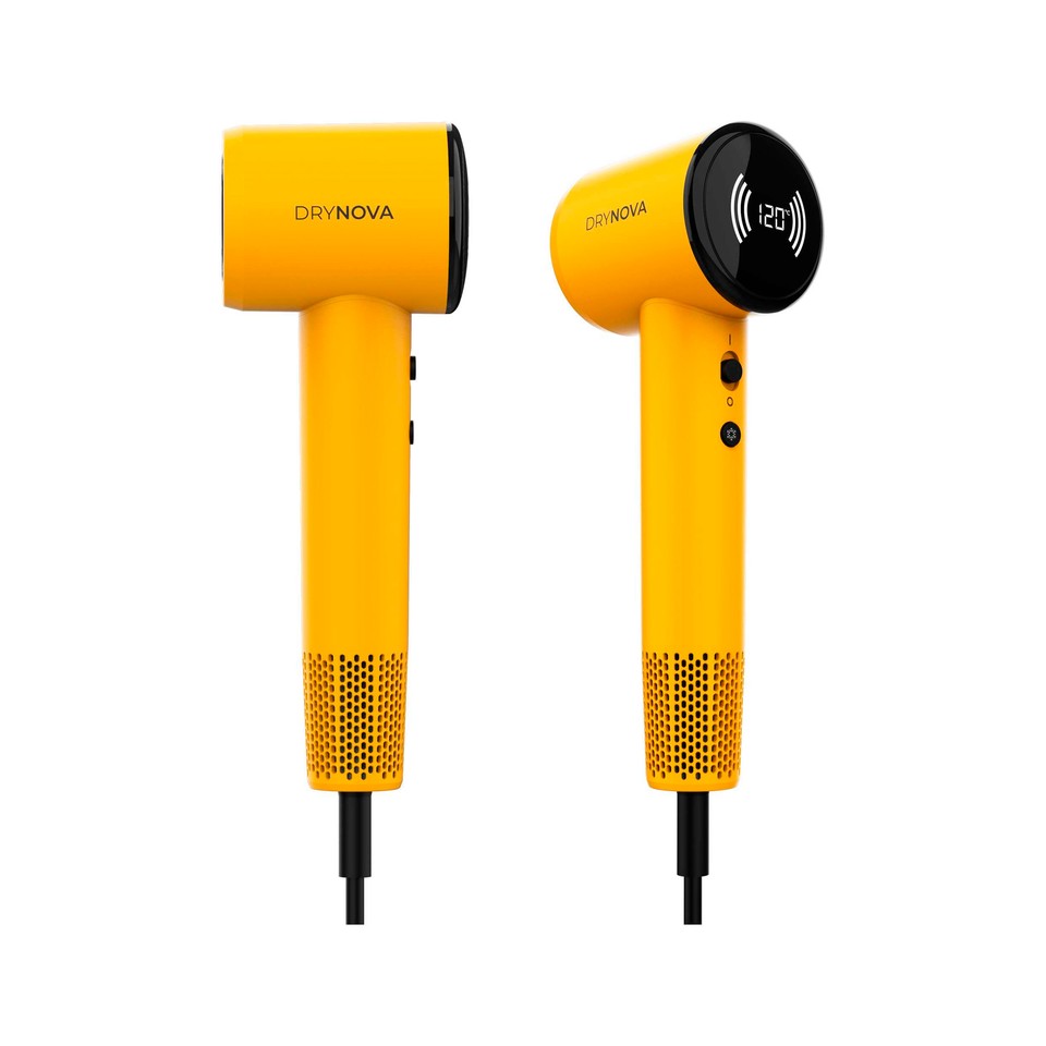 Secador de pelo CECOTEC DryNova Yellow, 1600W, 110.000 RPM, motor ...