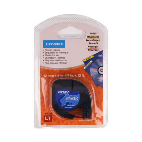 Cinta para rotulación y etiquetado, de plástico de color azul, medidas ...