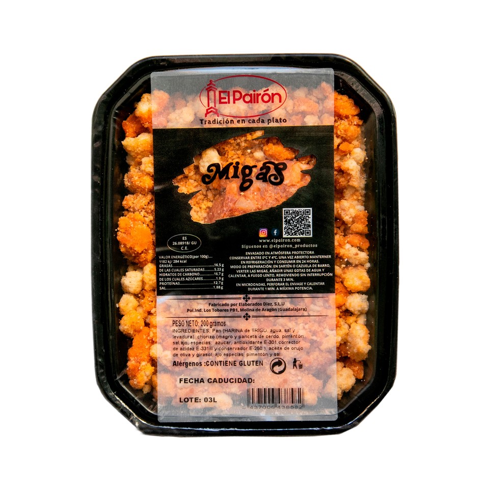 EL PAIRÓN Migas 200 g. - Alcampo ¡Haz tu Compra Online y Recoge Más de ...