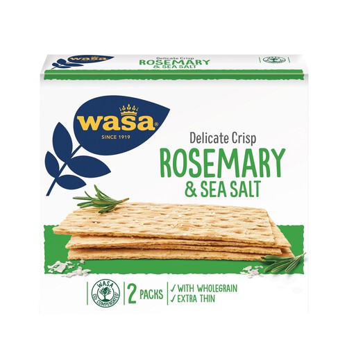 WASA Rosemary Pan crujiente (crackers) 190 g. - Alcampo ¡Haz tu Compra ...