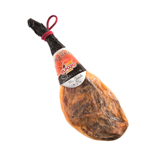 EL POZO Selección Jamón serrano curado en bodega pieza de + de 7 kilos (peso aproximado ...
