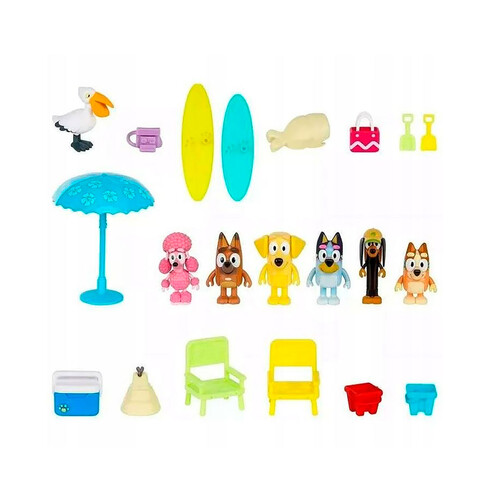 Multipack de 6 Figuras BLUEY Beach, +3 años. - Alcampo ¡Haz tu Compra ...