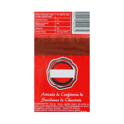 ZAHOR Chocolate con leche 400 g. - Alcampo ¡Haz tu Compra Online y ...
