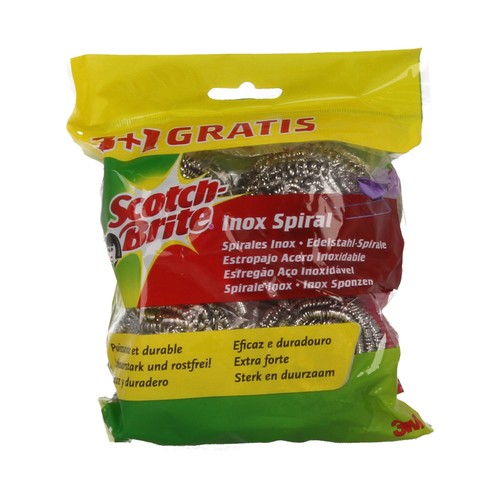 SCOTCH-BRITE Estropajo de acero inoxidable 4 uds. - Alcampo ¡Haz tu ...