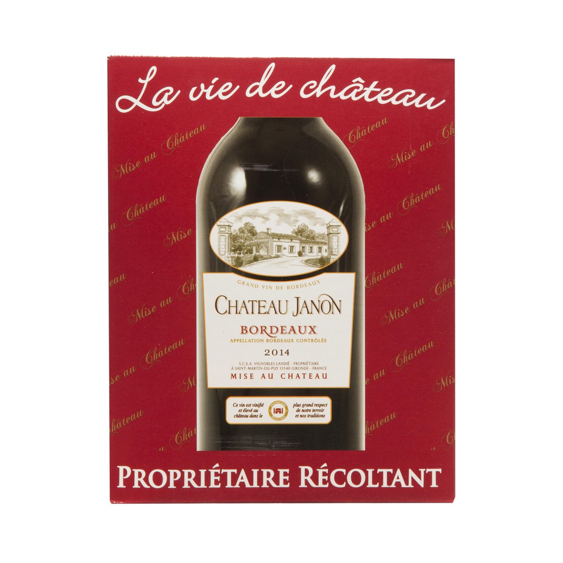 CHATEAU JANON Vino tinto de Francia CHATEAU JANON bag in box de 3 l ...