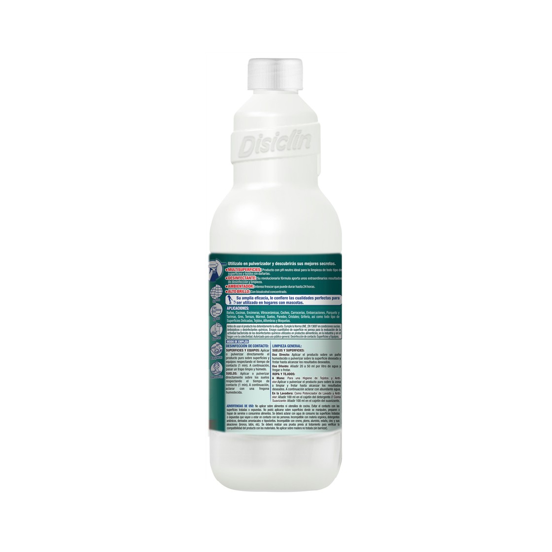 DISICLIN Limpiador concentrado multiusos desinfectante 1 l. - Alcampo ...
