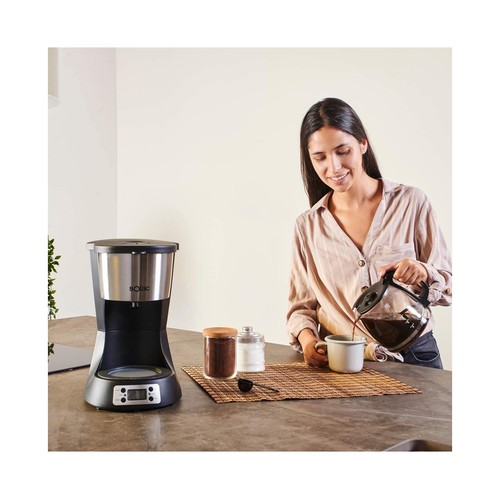 Cafetera de goteo programable SOLAC Stillo Digital CF4031, acero ...