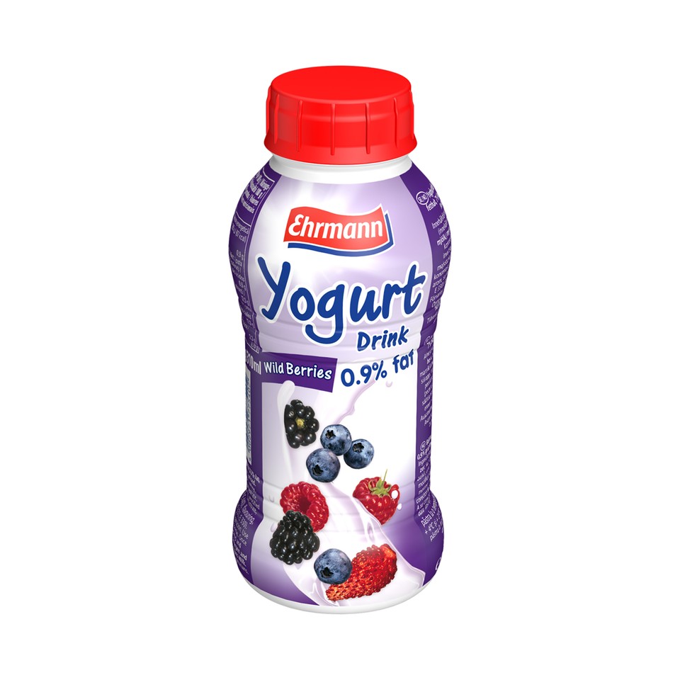 EHRMANN Líquido con solo 0.9 de materia grasa y sabor a frutos del ...