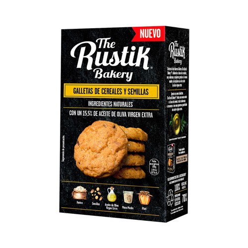 THE RUSTIK BAKERY Galletas con semillas y cereales THE RUSTIK BAKERY ...