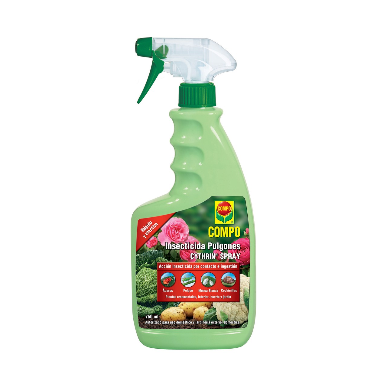 Spray de 750 mililitros de insecticida contra el pulgón COMPO ...