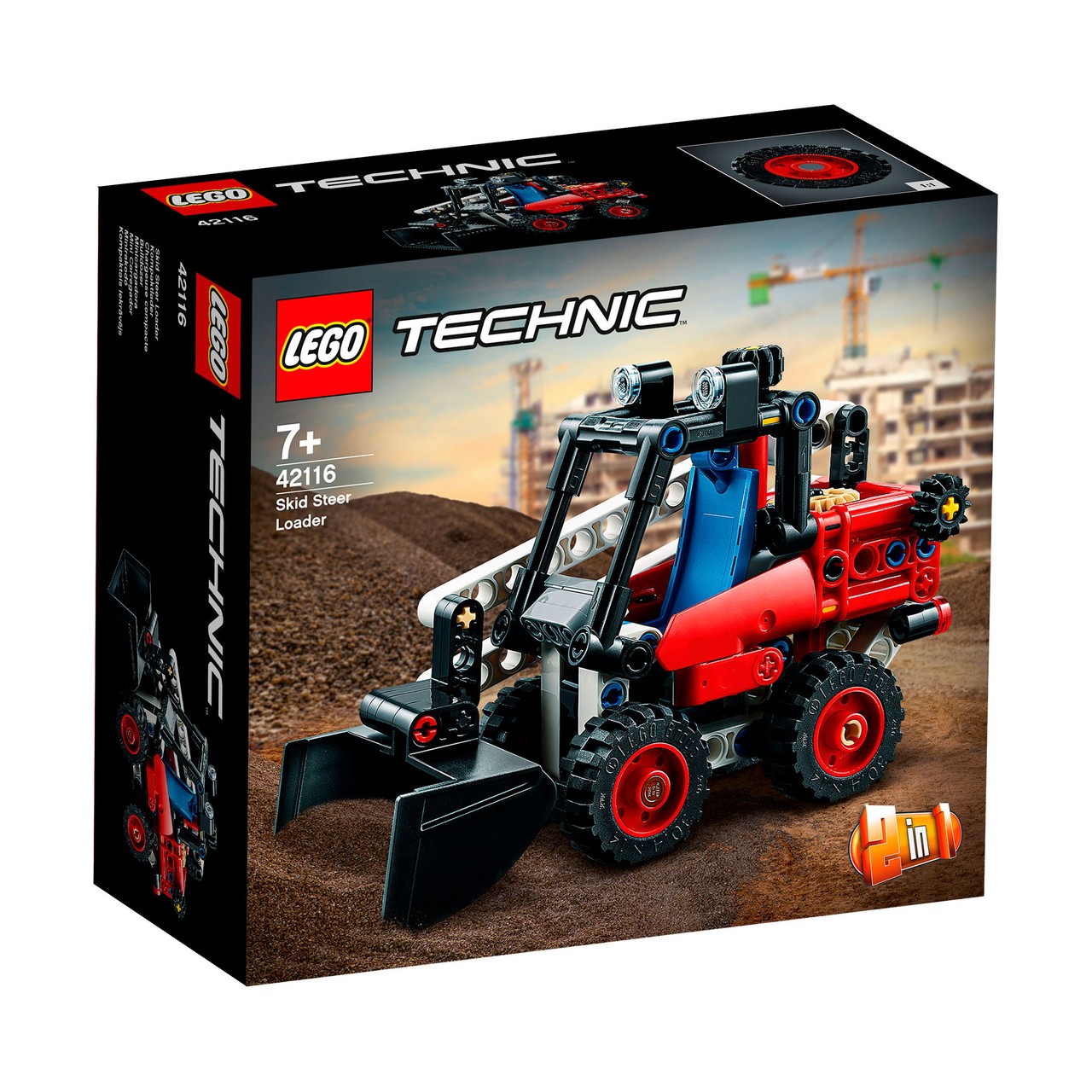 Juego de construcción Minicargadora con 140 piezas, LEGO Technic 42116 ...