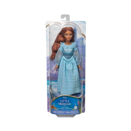 DISNEY La Sirenita Ariel sirena Muñeca con cola y aleta de purpurina ...