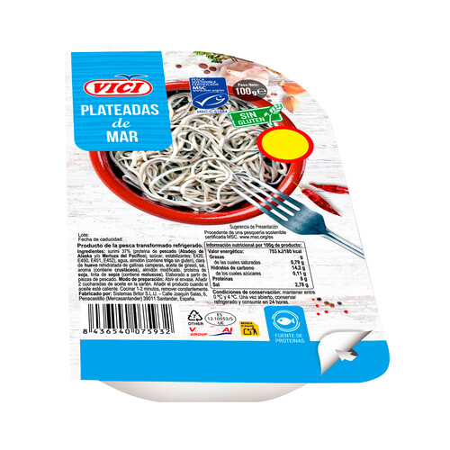 VICI Plateadas de mar 100 g. - Alcampo ¡Haz tu Compra Online y Recoge Más de 50.000 Productos a ...