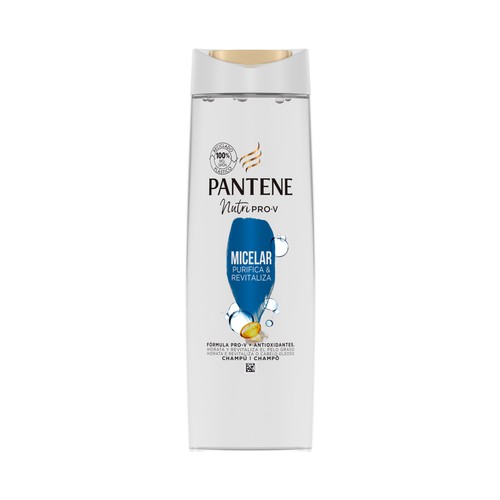 PANTENE Champú purificante y revitalizante para cabello graso PANTENE ...