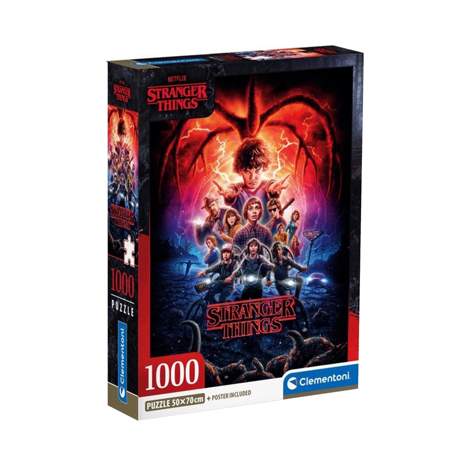 STRANGER THINGS Puzzle 1000 piezas 50x70 cm poster incluido, Netflix ...
