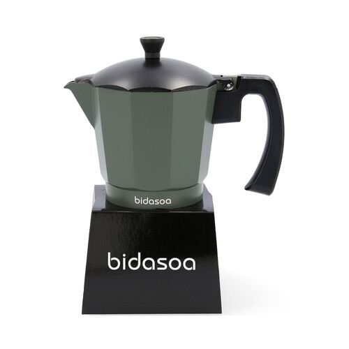 Cafetera tradicional italiana para 9 tazas, apta para inducción, Vera ...